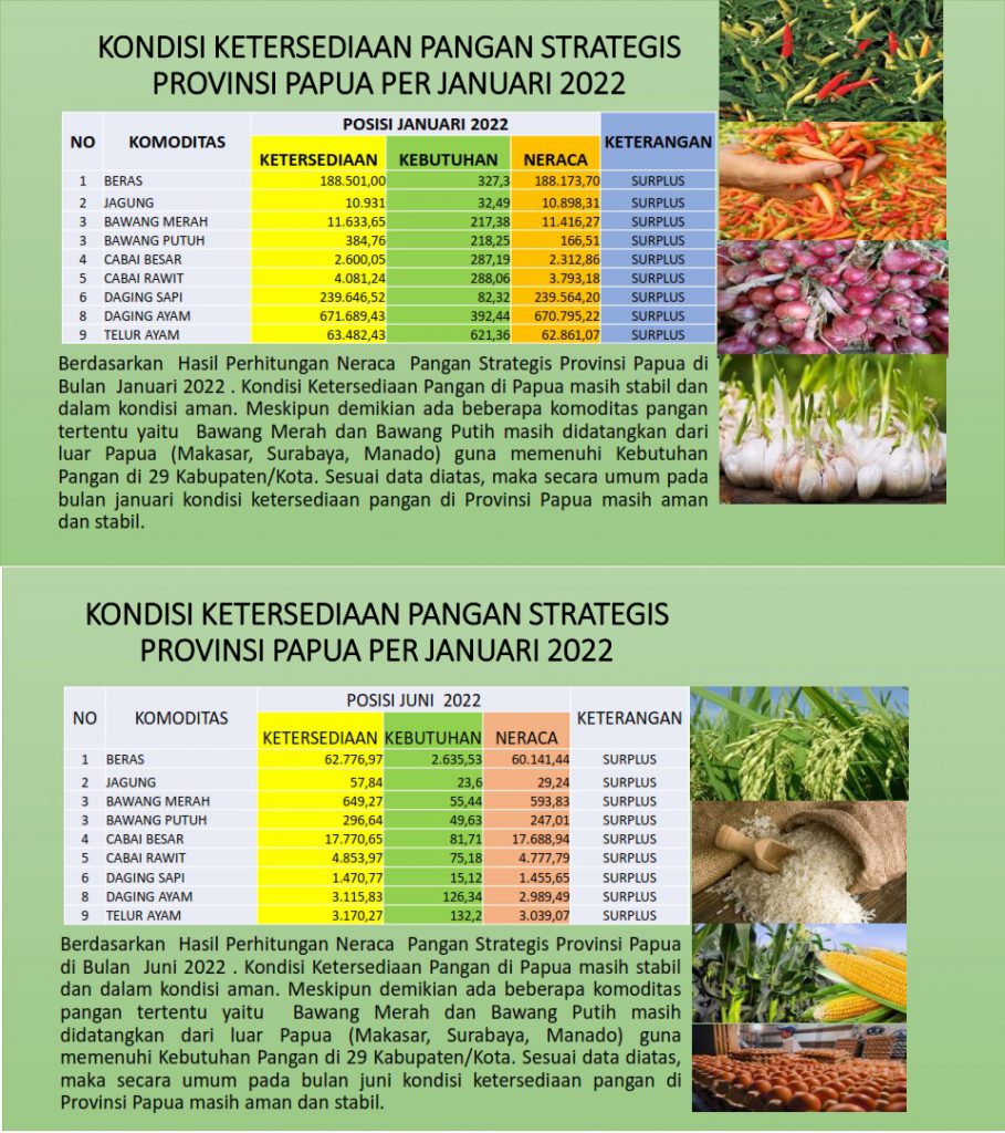 Analisa Neraca Pangan dan Prognosa Ketersediaan Pangan – Dinas Tanaman ...